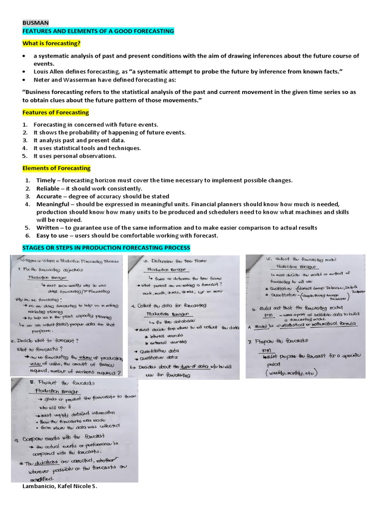 Elements of Effective Forecasting | PDF | Forecasting | Scientific Method