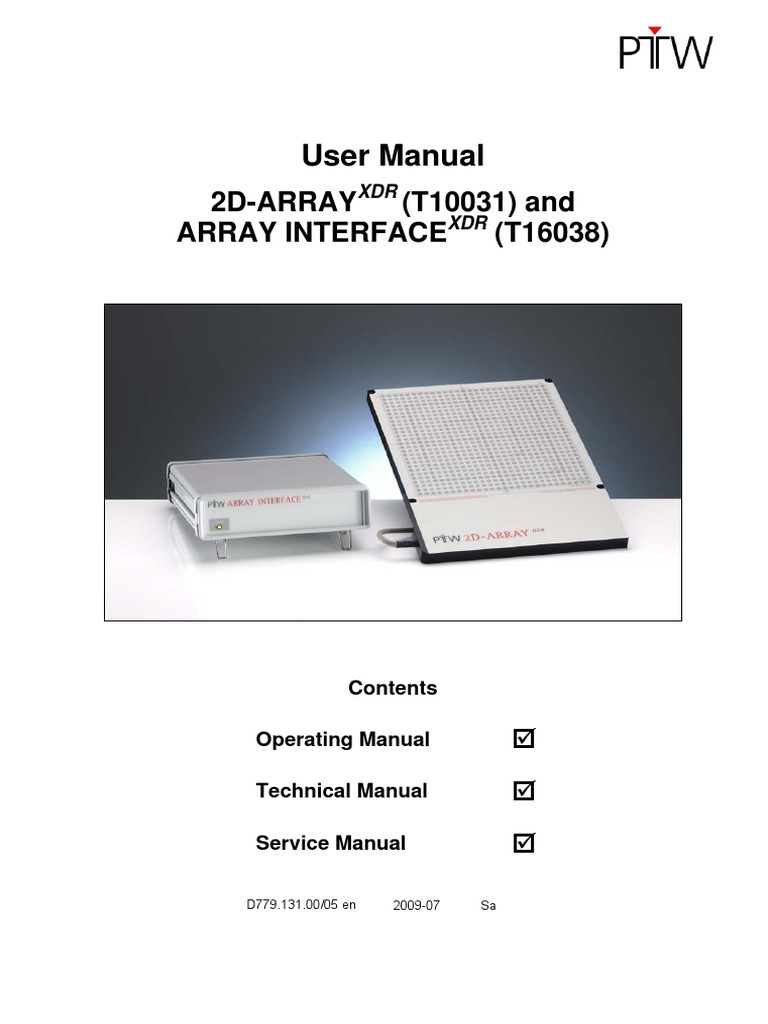 Manual de Usuario PTW PDF | PDF | Absorbed Dose | Radiation Therapy