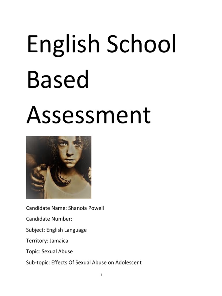 English Sba | PDF | Sexual Abuse | Cognition