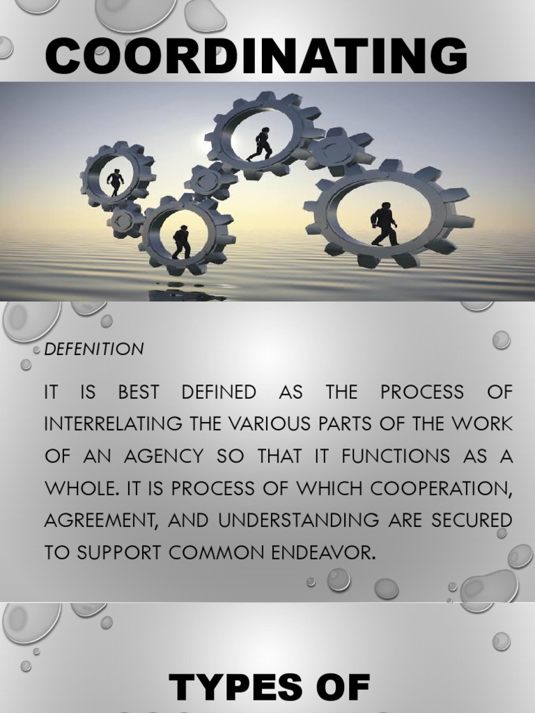 COORDINATING | PDF | Leadership | Communication