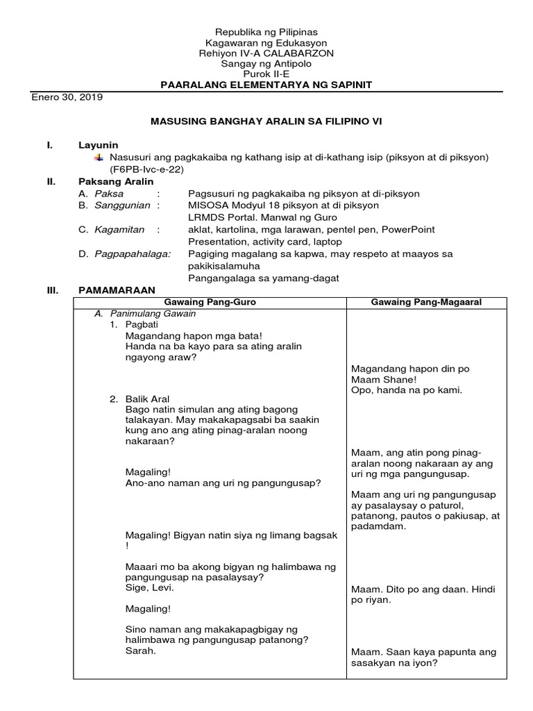 Cot3 Piksyon AT DI-PIKSYON | PDF