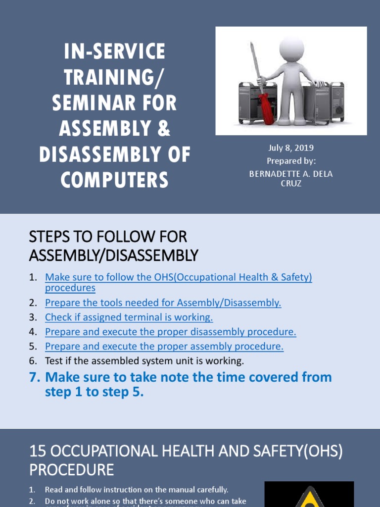 ASSEMBLY&DISASSEMBLY | PDF | Manufactured Goods | Electrical Engineering