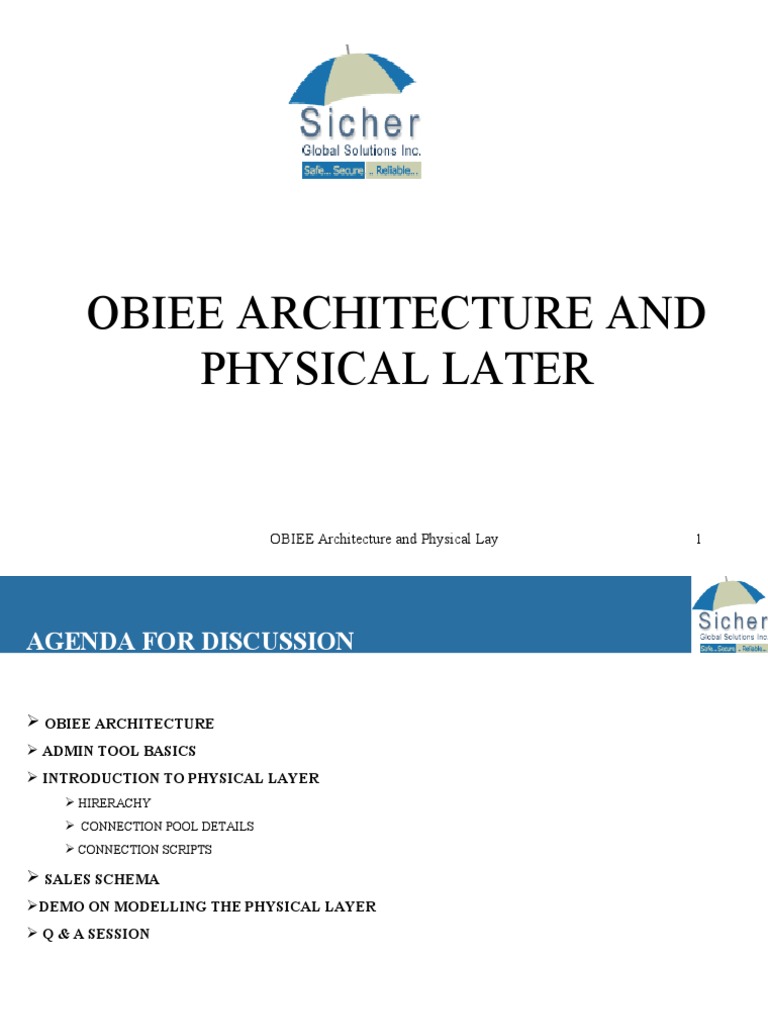 Day2 Introduction OBIEE Physical Layer | PDF | Oracle Database | World ...