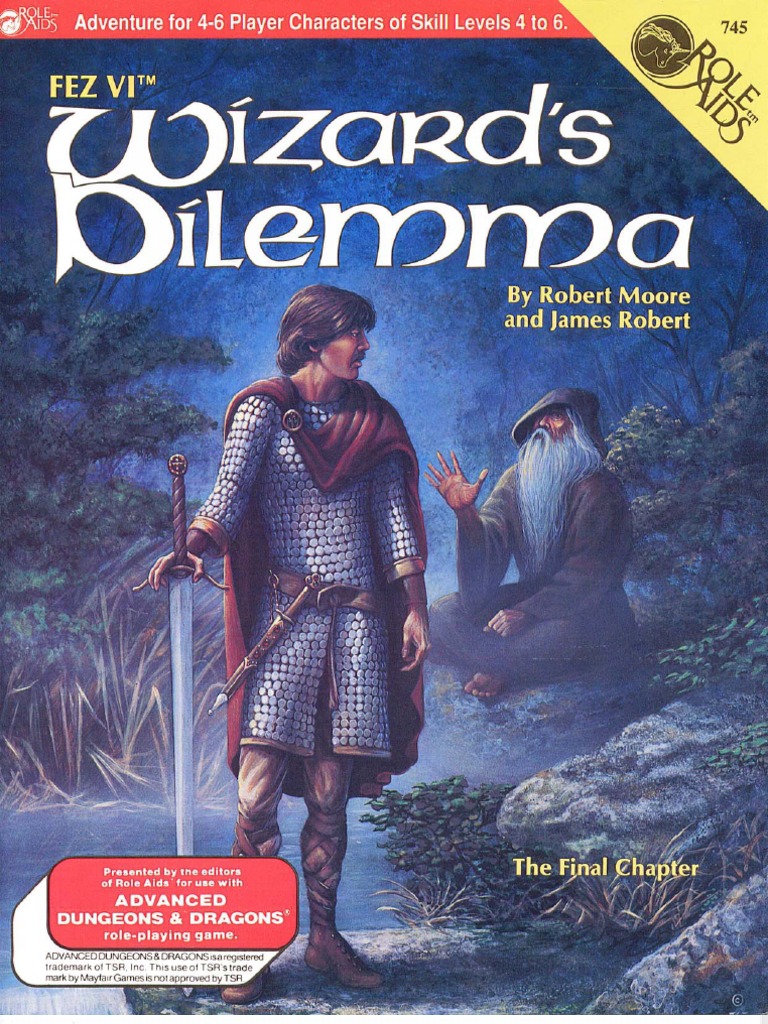 Mayfair Games - Role Aids - 745 - Fez VI - Wizard's Dilemma | PDF