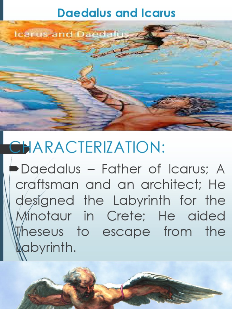 Daedalus and Icarus | PDF | Minotaur | Theseus