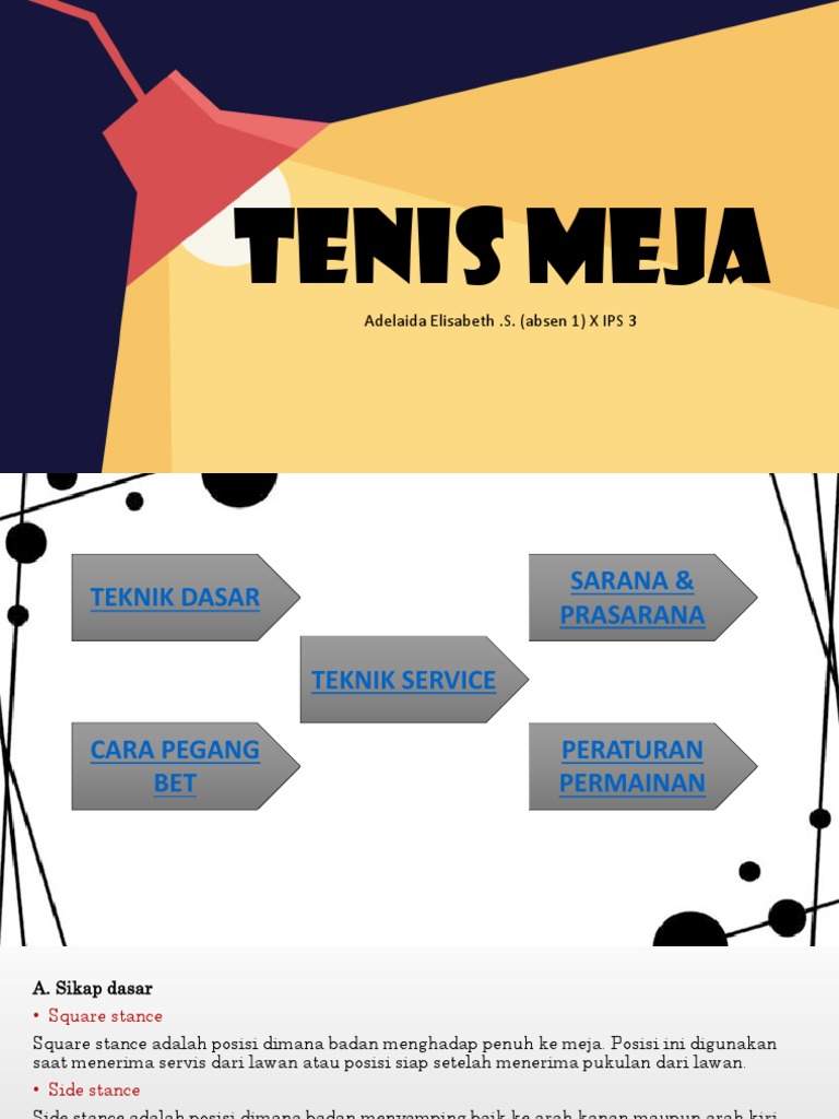 Teknik Dasar Tenis Meja dan Peraturan | PDF