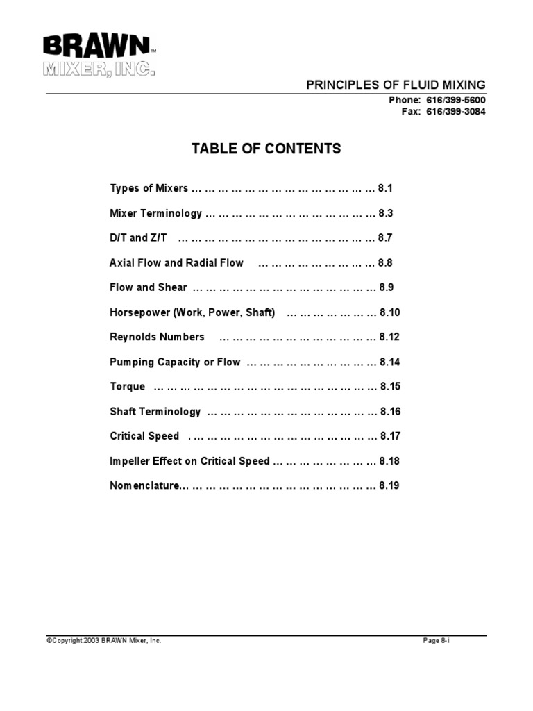 Fluid Mixing Principles Explained | PDF | Reynolds Number | Fluid Dynamics
