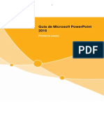 Manual PowerPoint 2016 | PDF | Microsoft PowerPoint | Hipervínculo
