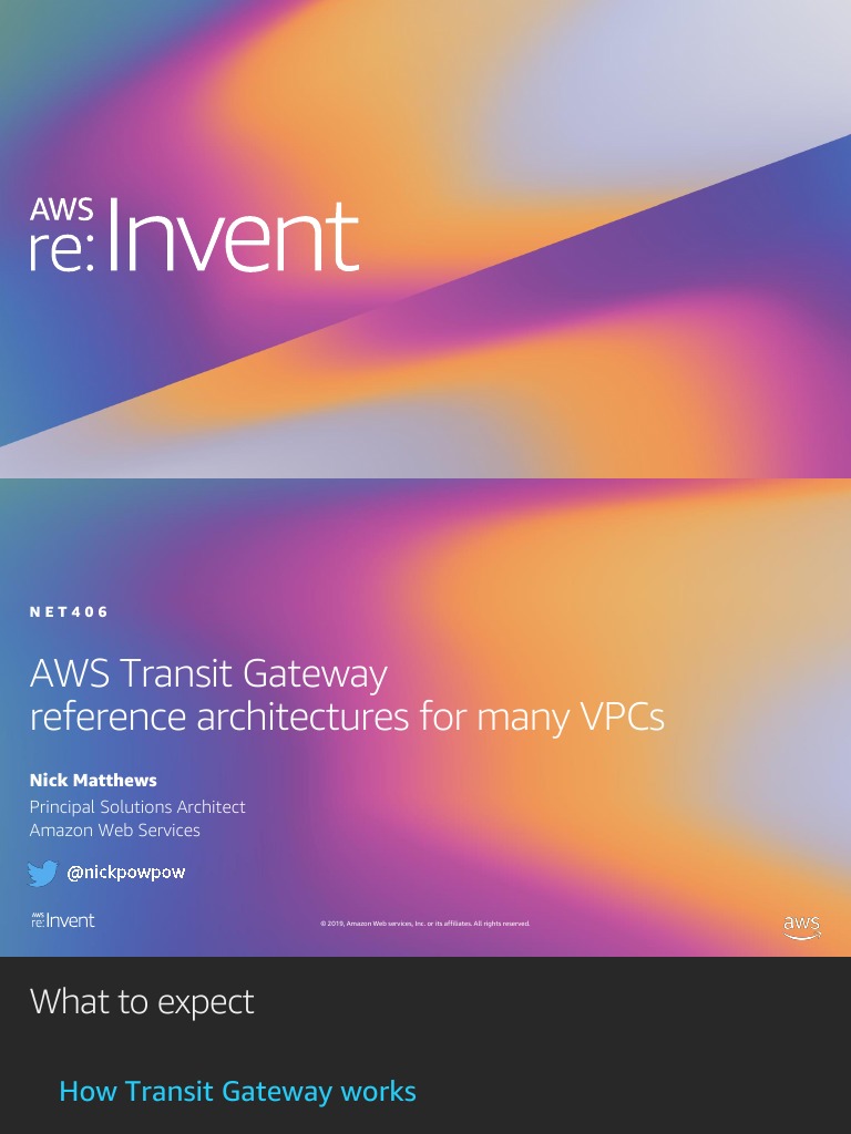 REPEAT 1 AWS Transit Gateway Reference Architectures For Many VPCs ...