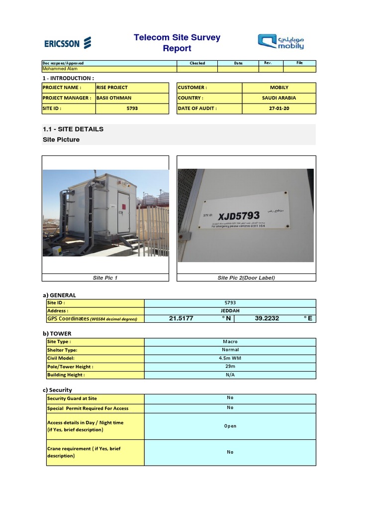 5793 - Mobily - Rise 2019 - TSSR Template | PDF | Fuse (Electrical ...