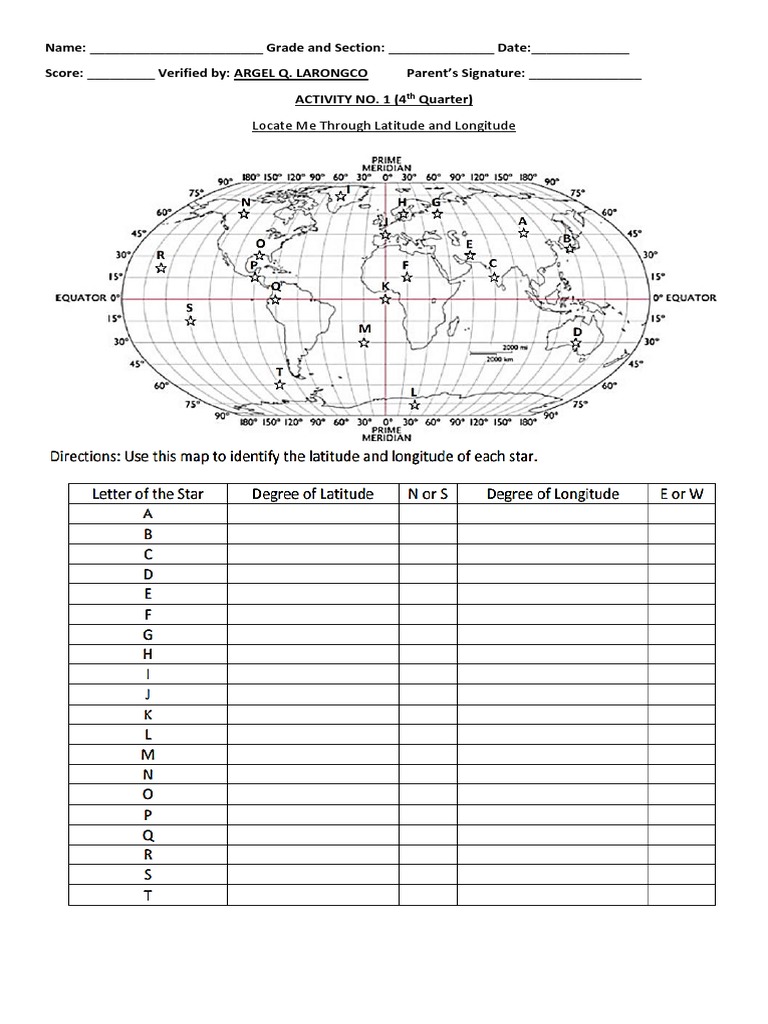 Latitude and Longitude Act | PDF