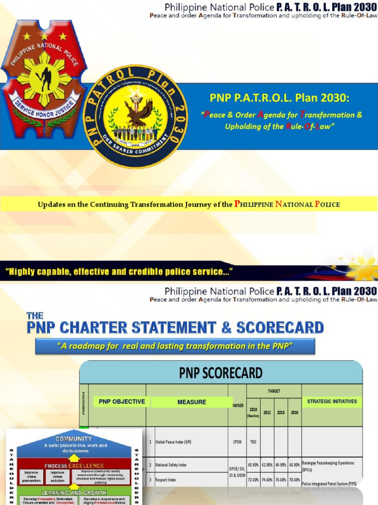 PNP Performance Governance System | PDF | Police | Information And ...