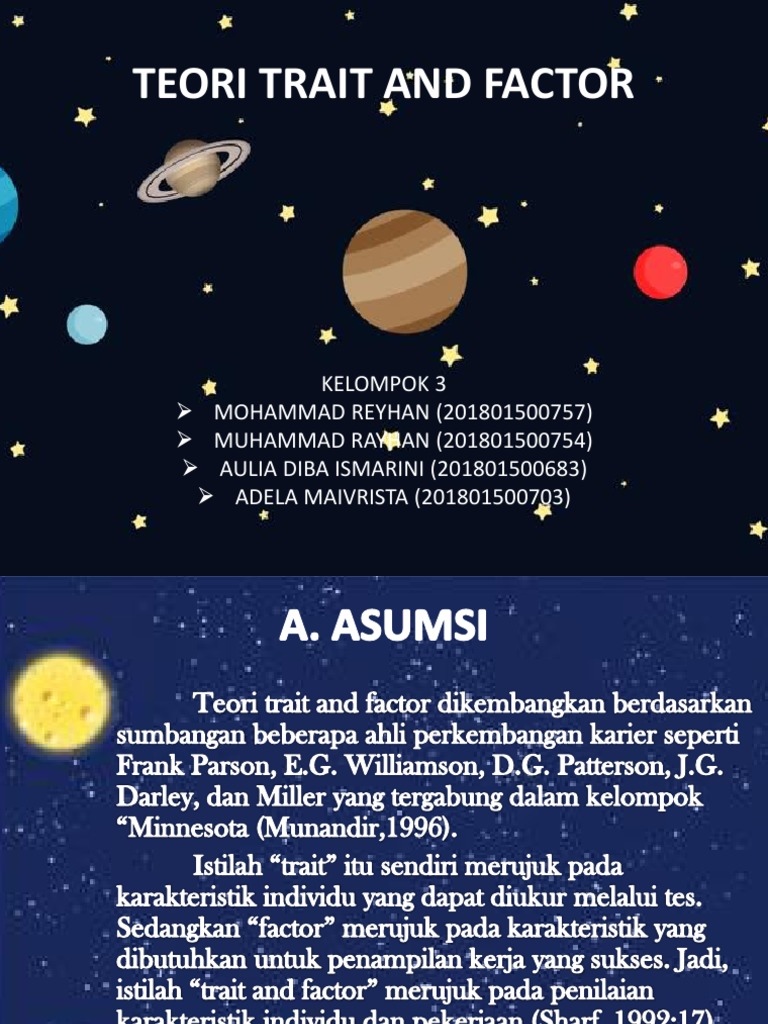 Teori Trait and Factor | PDF