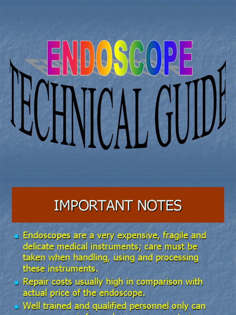Endoscope - Technical Guide 11 | PDF | Endoscopy | Atomic