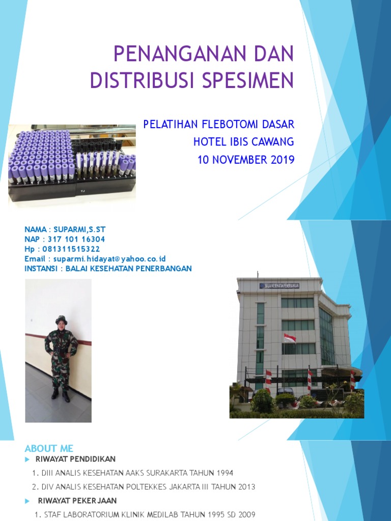 Penanganan Dan Distribusi Spesimen PDF | PDF