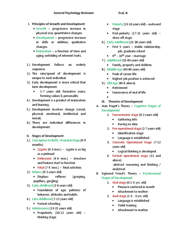Principles of Growth and Development | PDF | Childhood | Family