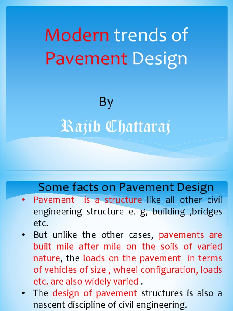 Modern Pavement Design Trends | PDF | Road Surface | Asphalt