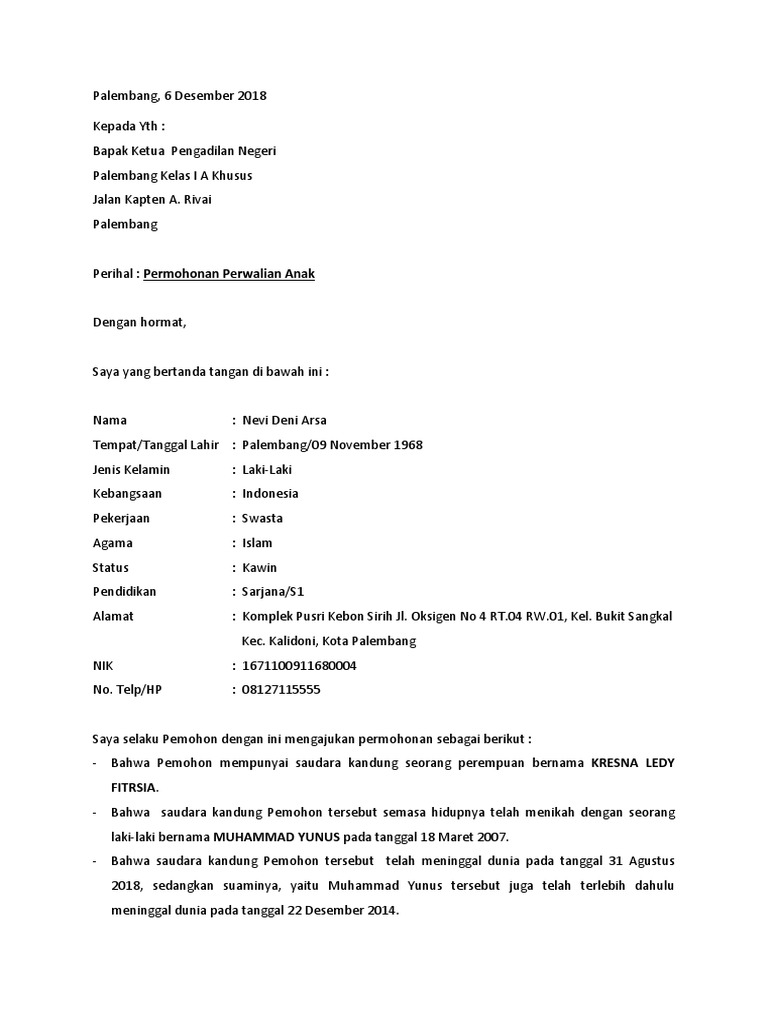 Permohonan Pemohon | PDF