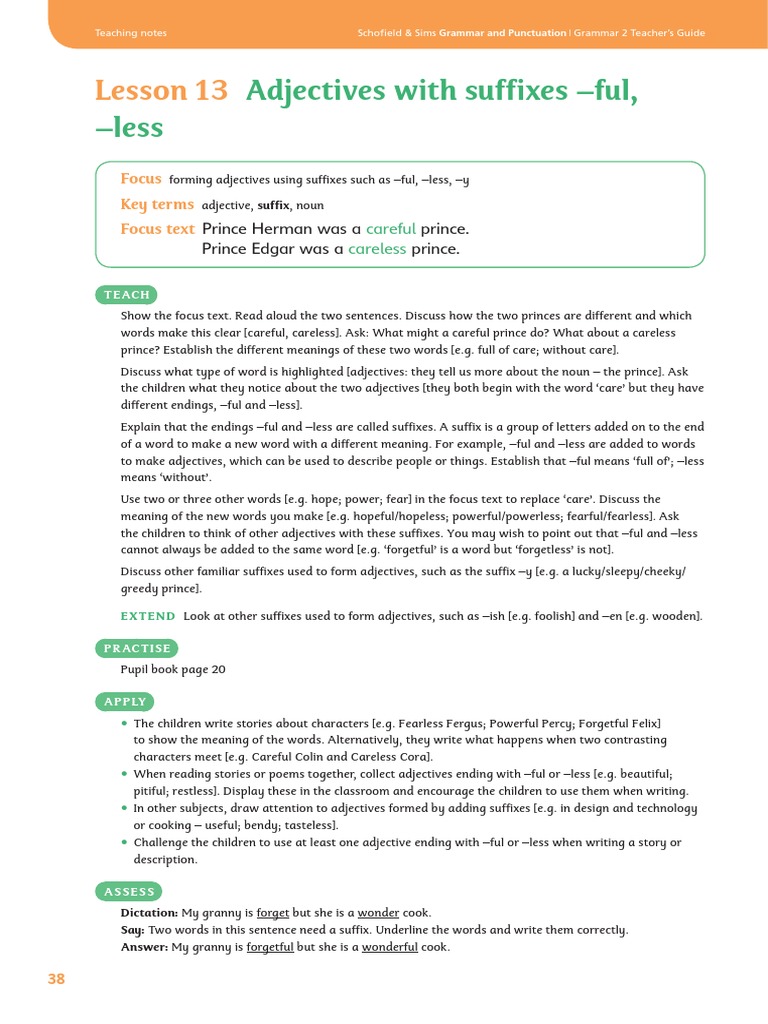 Ful and Less PDF | PDF | Adjective | Word