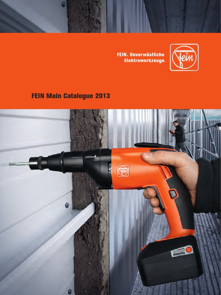 FEIN Katalog EN | PDF | Drill | Battery Charger