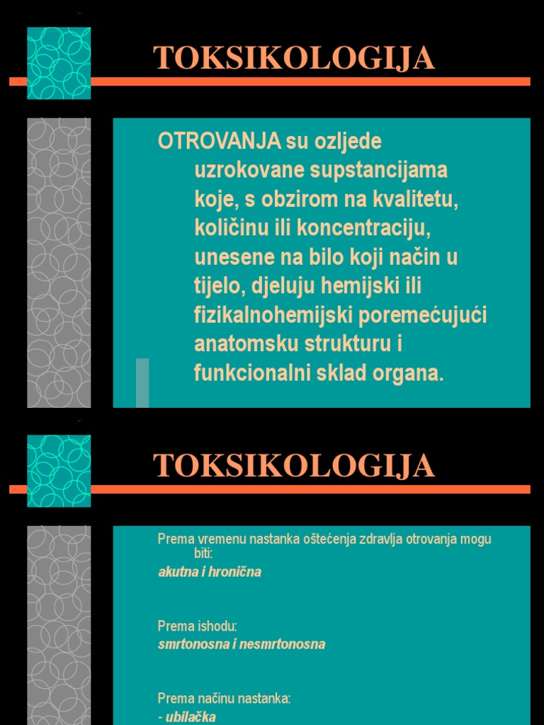 TOKSIKOLOGIJA | PDF