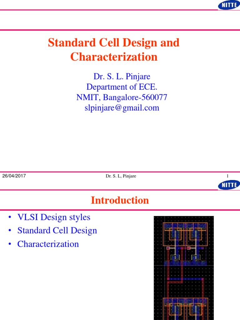 Standard Cell Design and Characterization - DS | PDF | Electronic ...