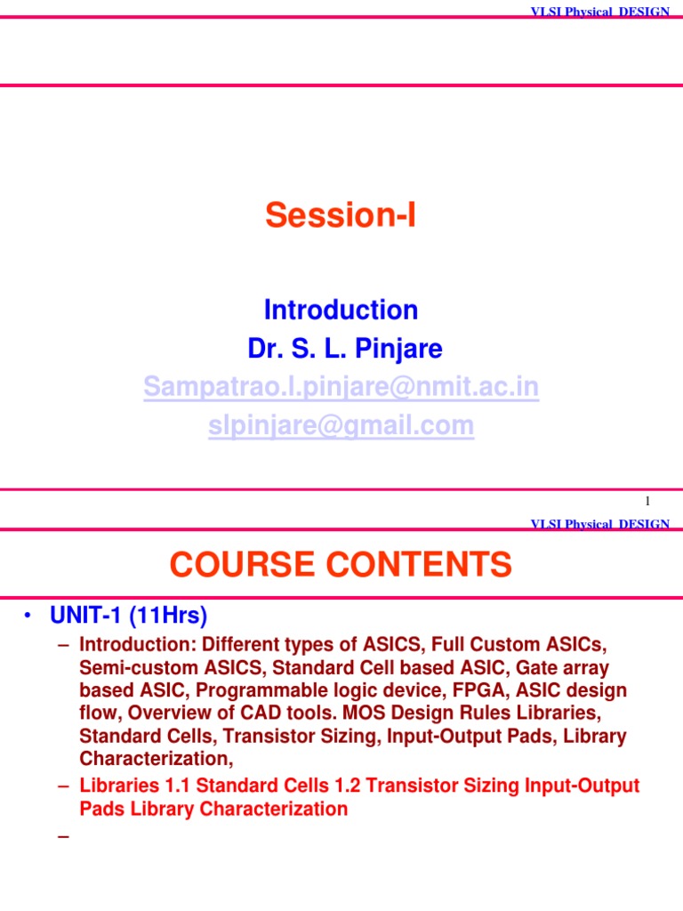 VLSI Physical Design | PDF | Semiconductors | Electrical Circuits