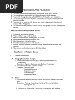 Philippine Folk Dance Terms and Steps | PDF | Foot | Dances