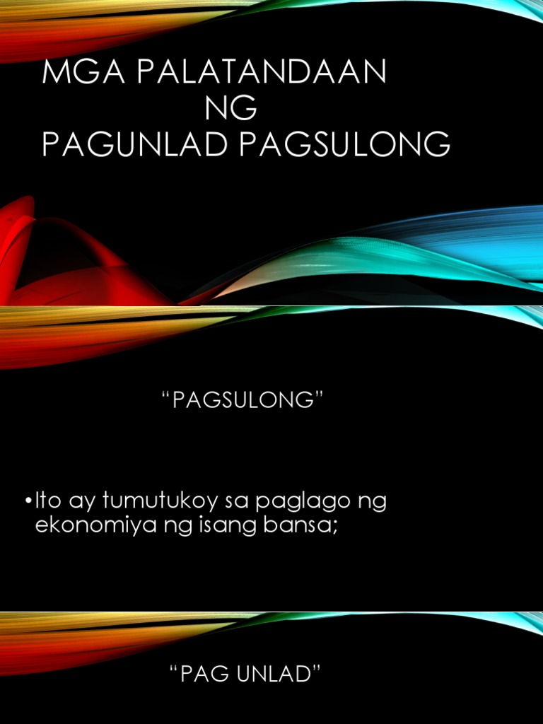 PAGSULONG | PDF