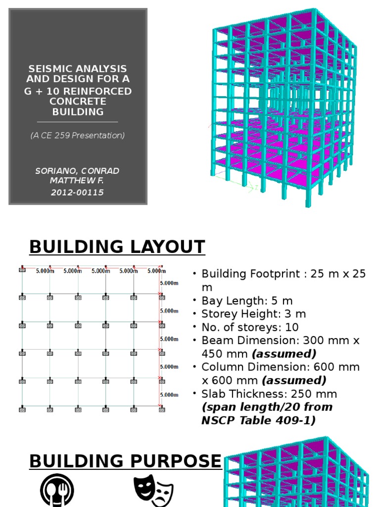 Design of Reinforced Concrete Building | PDF | Beam (Structure ...