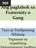 Uri NG Pambubulas o Pambubully | PDF
