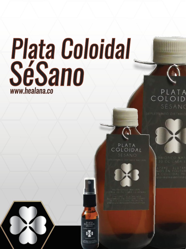 Brochure Plata Coloidal Sesano 2019 | PDF | Microorganismo | Plata