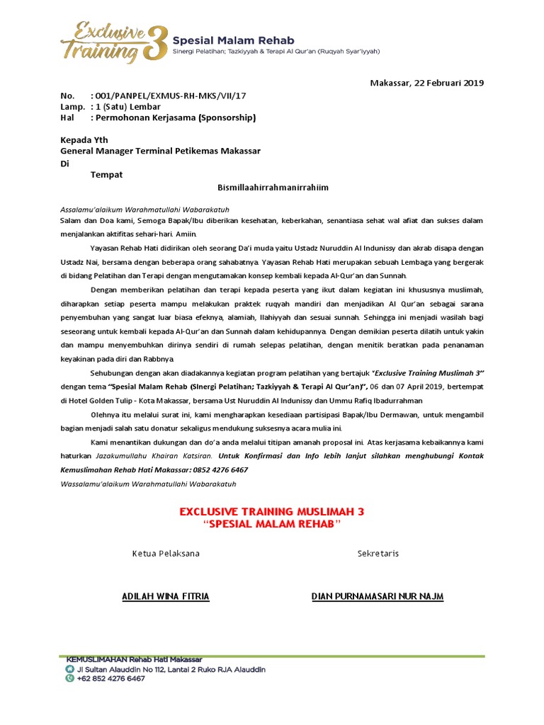 Surat Proposal | PDF