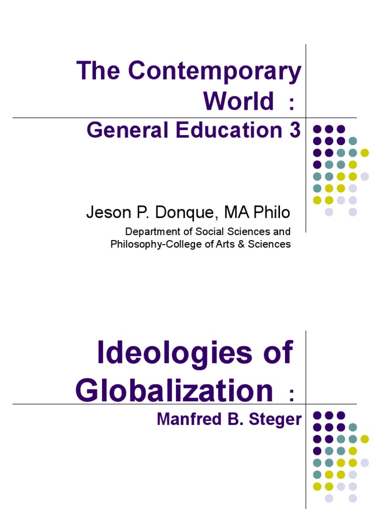 Ideologies of globalization.ppt | Ideologies | Democracy