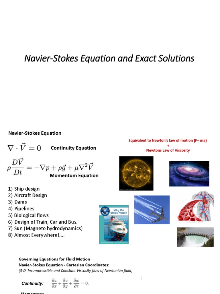 Navier Stokes PDF | Download Free PDF | Navier–Stokes Equations | Fluid ...
