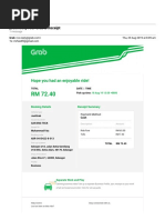 Grab E-Receipt for Your Ride | PDF