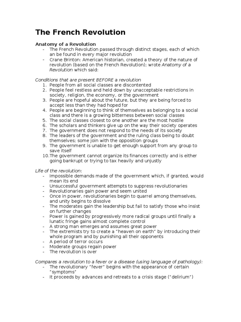 *Notes - The French Revolution (18) | Reign Of Terror | French Revolution