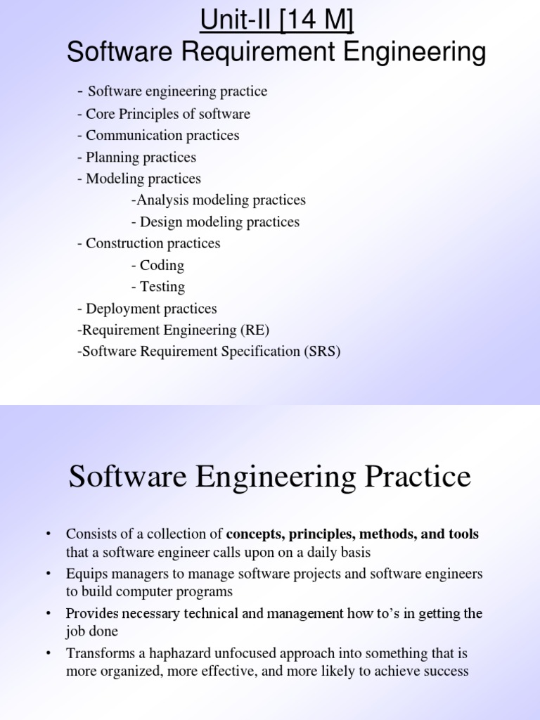 Unit-2-software-Requirement-engineering Ppt's PDF | PDF | Software ...