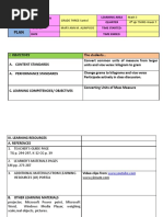 Grade 3 Detailed Lesson Plan Mathematics | PDF | Yarn | Lesson Plan