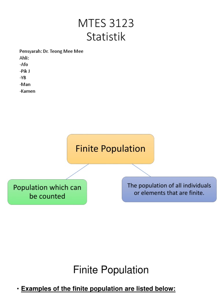 Finite Population Pdf Standard Error Confidence Interval