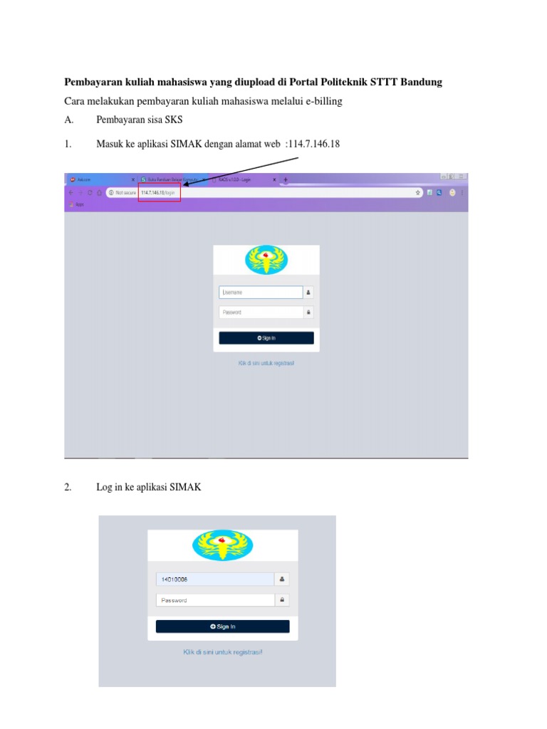 Panduan Pembayaran Kuliah STTT | PDF | Pengelolaan Keuangan & Uang | Hukum