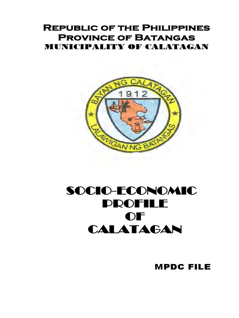 Socio Economic Profile PDF | PDF | Earth Sciences | Nature