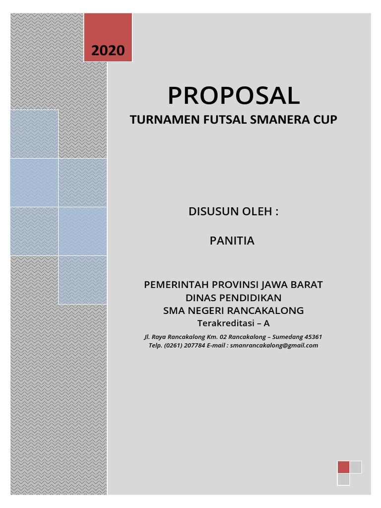 Proposal Kegiatan Turnamen Futsal | PDF