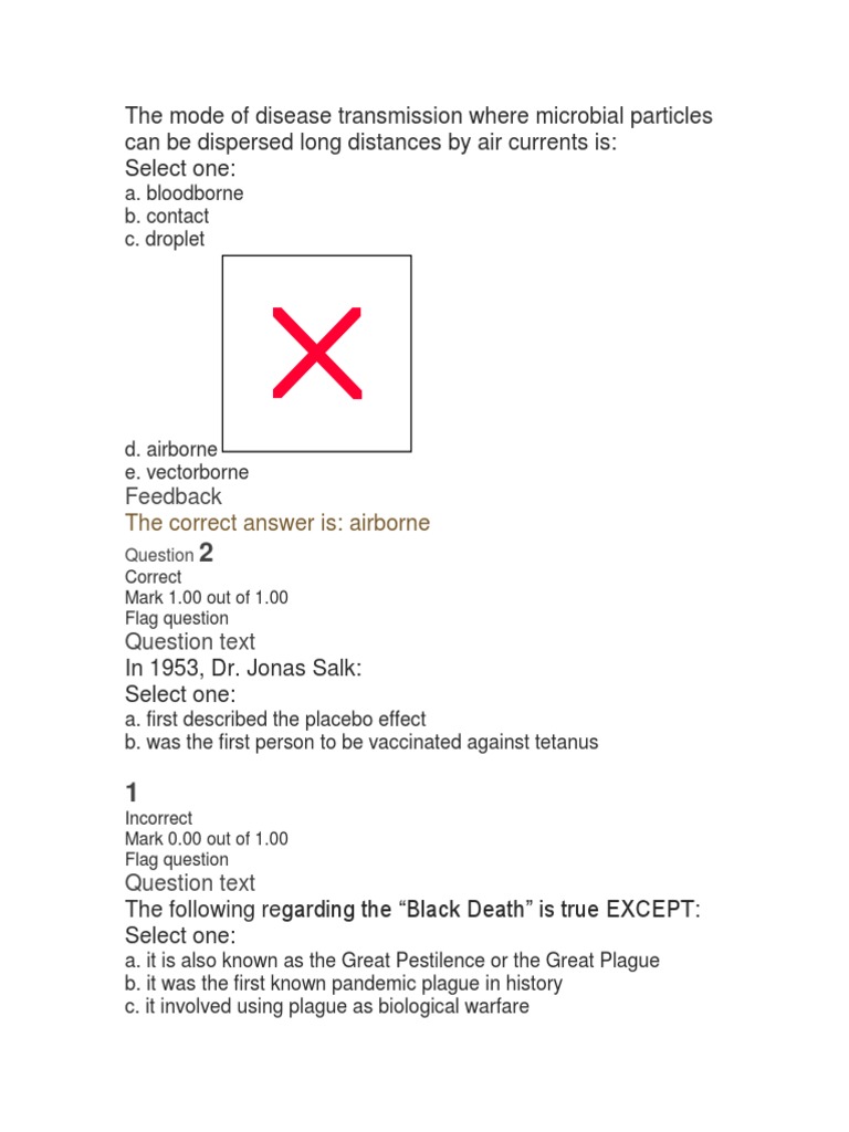 CPH 2711 Quiz | PDF | Infection | Public Health