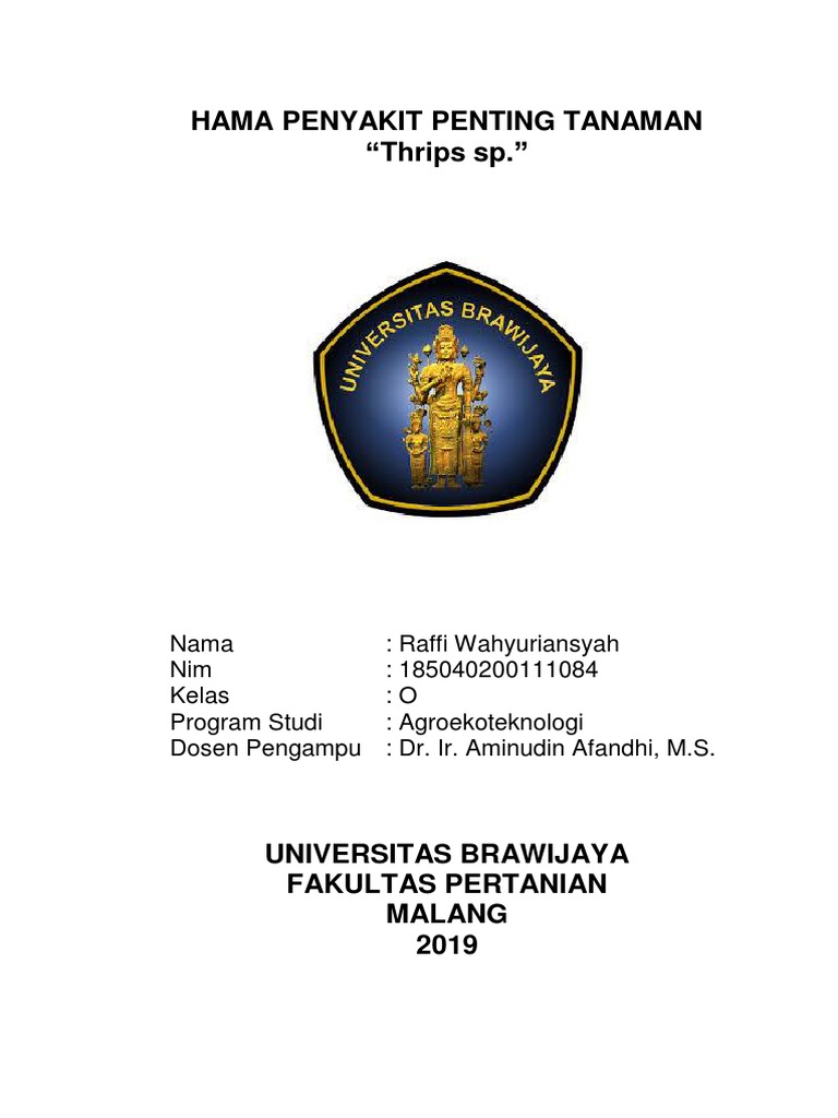 HPPT Thrips Makalah | PDF