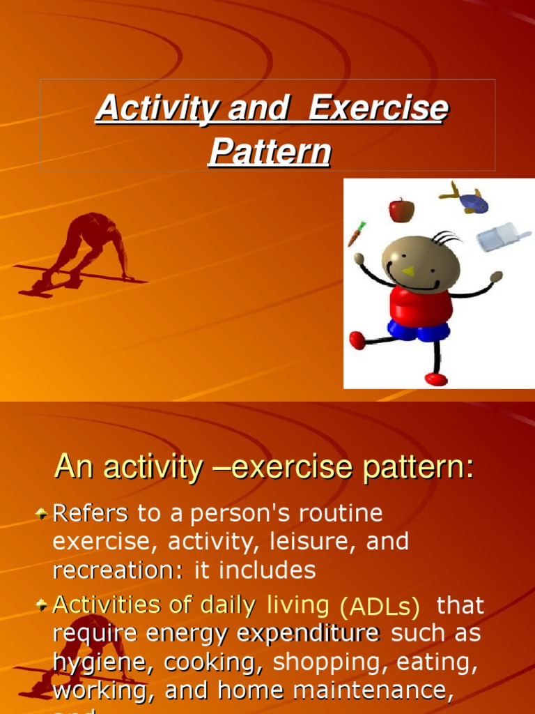 Activity and Exercise Patterns Explained | PDF | Aerobic Exercise | Muscle