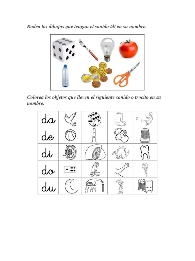 Actividades de B y D | PDF | Artes del Lenguaje y Comunicación ...