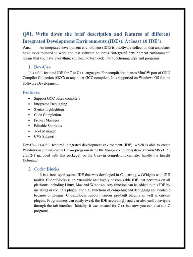 Compiler 2 | PDF | Integrated Development Environment | C (Programming ...
