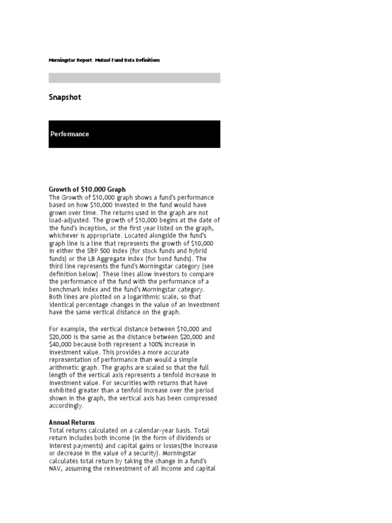 Morningstar Report | PDF | Asset Allocation | Bonds (Finance)