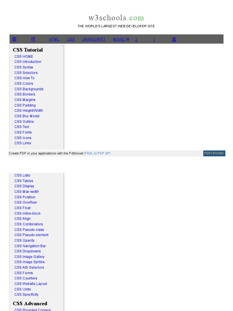 CSS Tutorial - HTML | Download Free PDF | Cascading Style Sheets | J Query